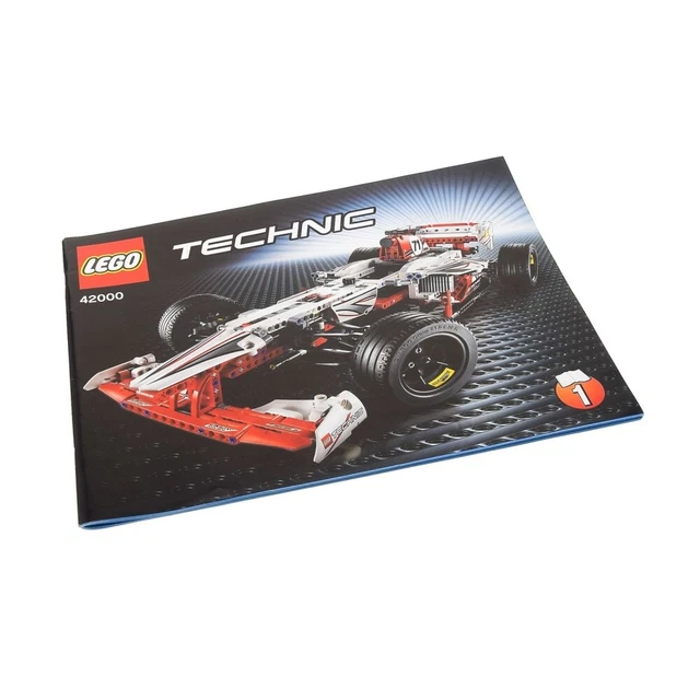 1X LEGO TECHNIC Instrucciones Cuaderno 1 Modelo Grand Prix Racer ...