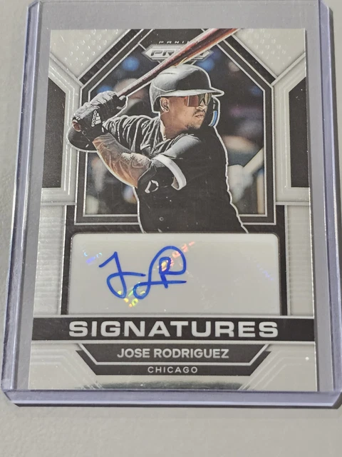 2023 PANINI PRIZM Jose Rodriguez Firme Autografo #SIG-JR White Sox EUR ...