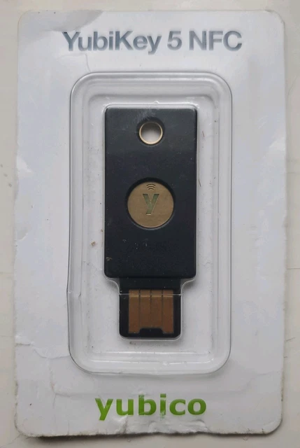 YUBICO 5 NFC Two-Factor Authentication Security Key Single £29.28 ...