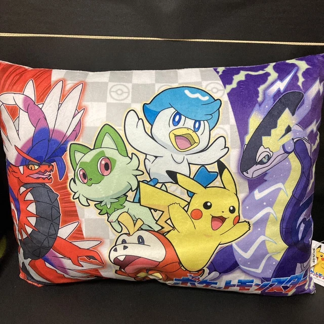 COUSSIN POKÉMON SPRIGATITO Pikachu Quaxly Fuecoco Koraidon Miraidon ...