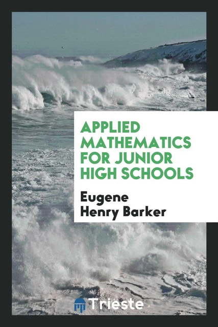 APPLIED MATHEMATICS FOR Junior High Schools $26.44 - PicClick AU