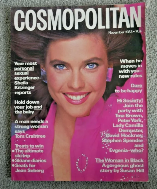 Vintage Cosmopolitan Magazine November 1983 Uk Carol Alt Rare M955 £14