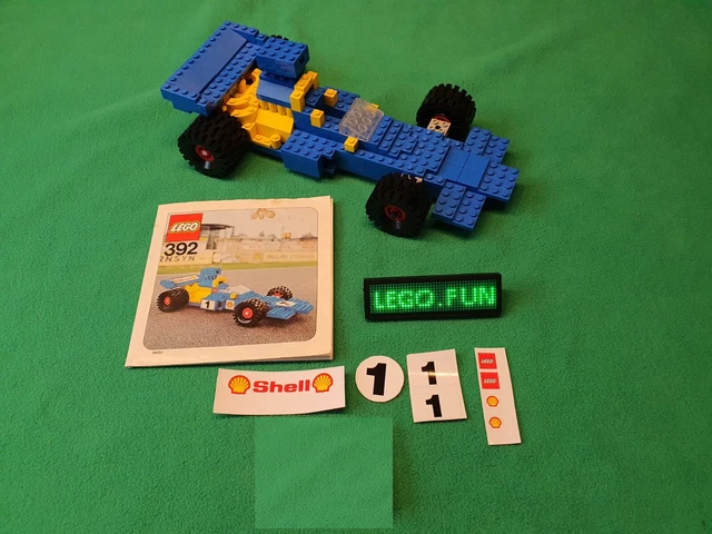 LEGO® 392 FORMEL 1-1975 +OBA/Formular 1 Car+Instr. (390 391 393 394 395 ...