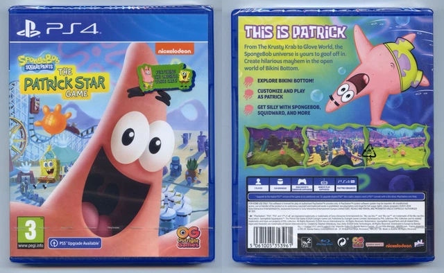 PS4 SPONGEBOB SQUAREPANTS The Patrick Star Game NEW & SEALED Sony ...
