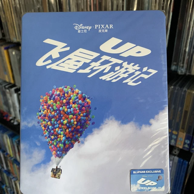DISNEY PIXAR'S UP (Blufans Exclusive) 3D Blu-Ray Full Slip Steelbook ...