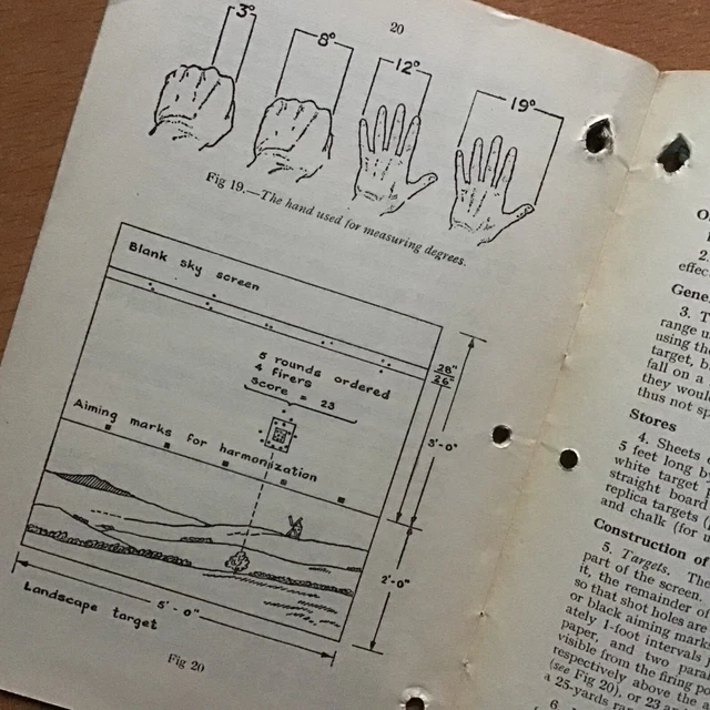 BRITISH INFANTRY TRAINING Pamphlet: Fire Control+Theory Of Small Arms ...