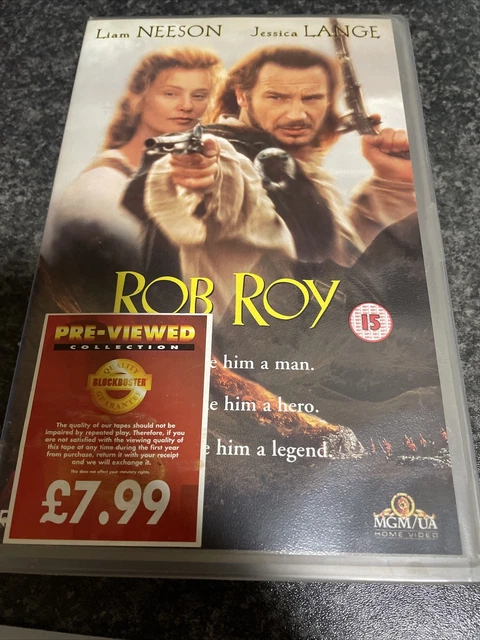 ROB ROY RARE BOX EX RENTAL VHS £8.17 - PicClick UK