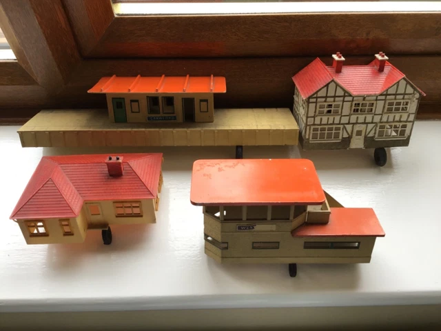 HORNBY TOYS TRIANG TRAIN RAILWAY DUBLO STATION BUILDINGS ANTIQUE ...