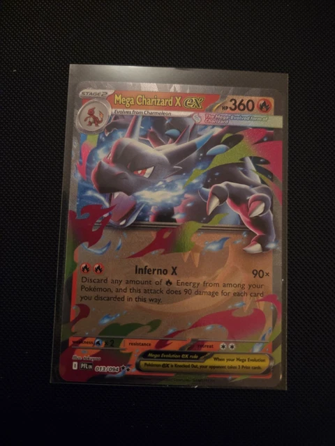 MEGA CHARIZARD X ex 013/094 Me02: Phantasmal Flames Holo £2.24 ...