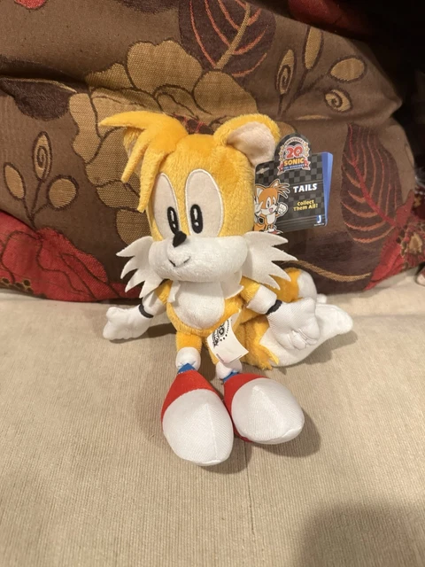 JAZWARES TAILS, 20TH Anniversary Sonic 9” Plush 2011 *New with Tag £89. ...