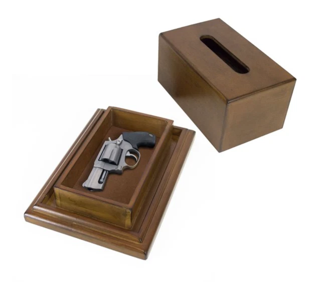 TISSUE BOX CONCEALED Gun Valuable Hidden Compartment Storage $59.99 ...