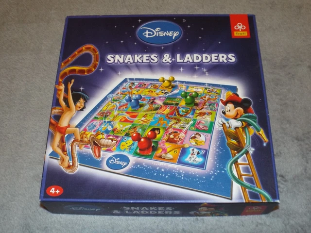 DISNEY SNAKES AND LADDERS by TREFL - COMPLETE in EXCELLENT CONDITION £5 ...