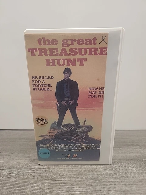 THE GREAT TREASURE HUNT (vhs) Mark Damon, Stan Cooper £13.58 - PicClick UK
