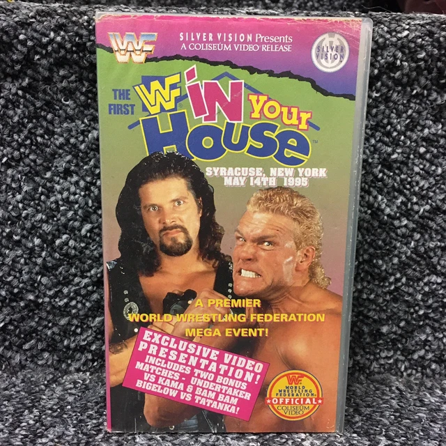 VHS VIDEO TAPE WWF In Your House PAL Working £7.99 - PicClick UK