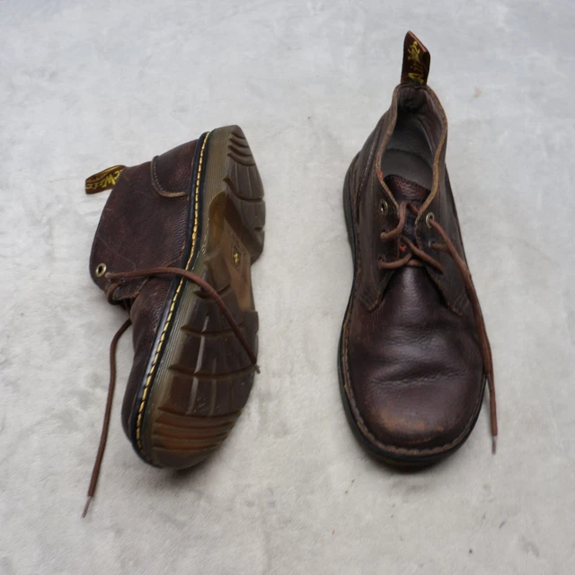 DR. MARTENS MEN 10 Chukka Boots Brown Sussex Leather Lace Up Work Slip ...