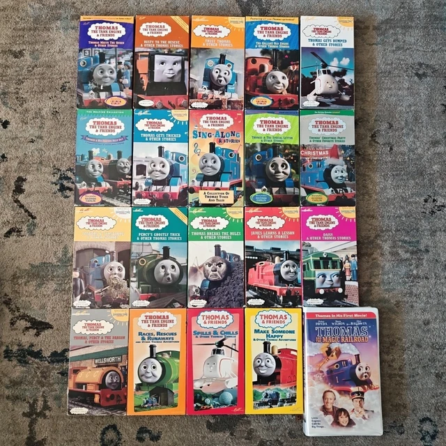 THOMAS THE TANK Engine & Friends VHS Lot (20) Thomas & Friends Britt ...