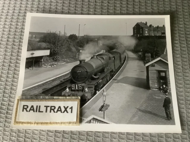 RAILWAY STEAM PHOTOGRAPH - 6014 (NAMED) AT PRIESTFIELD STATION, Nr ...