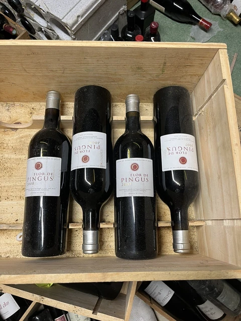 1 BOTLE FLOR DE PINGUS Ribeira Del Duero 2008 PK96 IDW96 VA92 JS91 JR17 ...