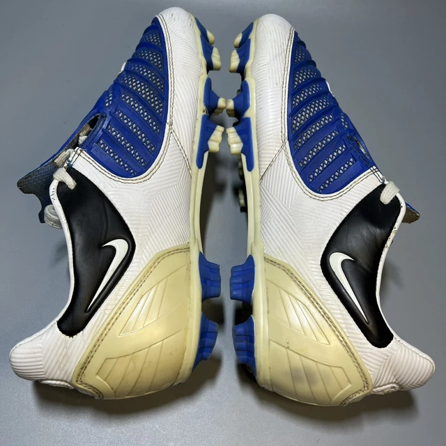 NIKE TOTAL 90 Shoot II FG White/Blue cleats mens US 5.5Y £45.18 ...