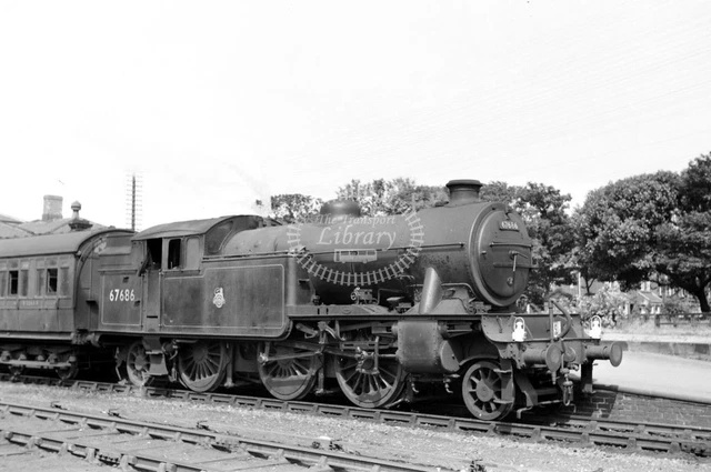 PHOTO BR BRITISH Railways Steam Locomotive Class V3 67686 Redcar ...