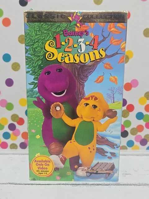 Barney Barneys 1 2 3 4 Seasons Vhs 1996 5 32 Picclick Uk