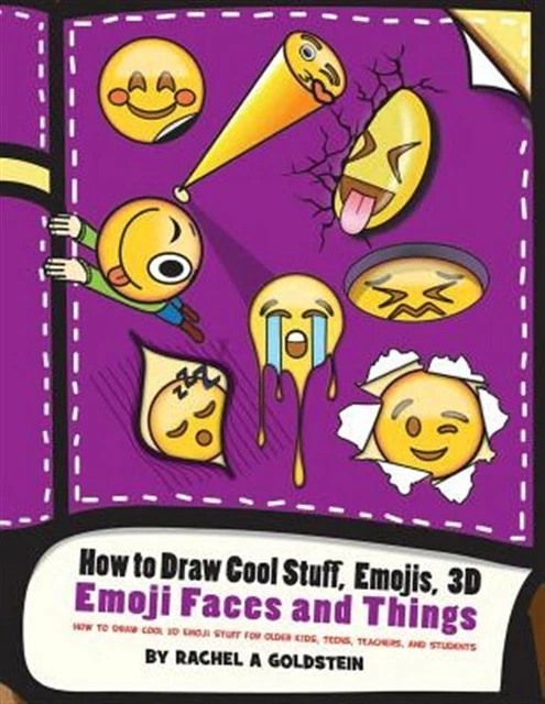HOW TO DRAW Cool Stuff, Emojis, 3d Emoji Faces and Things, Paperback by ...