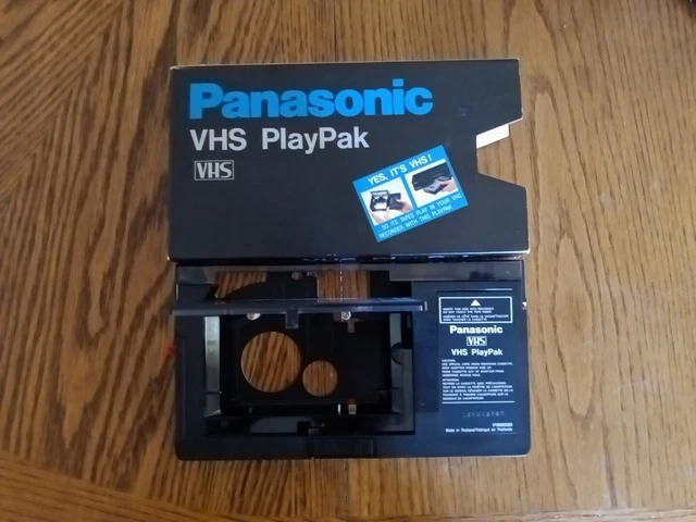 PANASONIC VHS PLAYPAK VHS-C Cassette Adapter OEM Genuine New Never Used ...