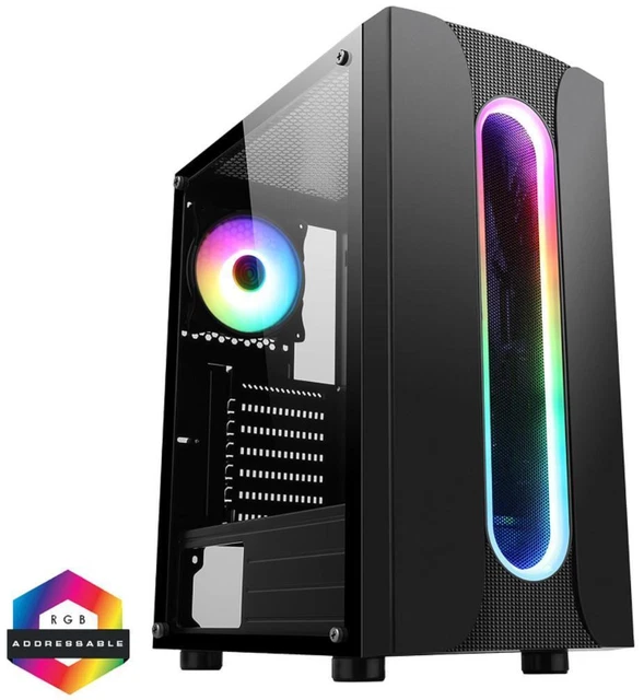 SAURON ATX PC Argb Jeu Étui, Noir CITSAURON EUR 82,10 - PicClick FR