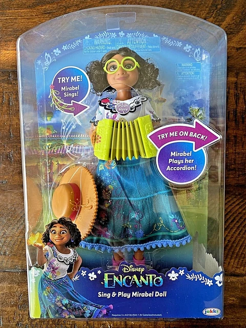DISNEY ENCANTO SING and Play Mirabel Doll Accordion Toy Action Figure ...