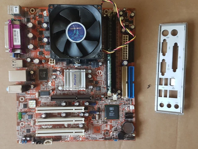 FOXCONN WINFAST SOCKET 754 Motherboard IDE AGP 1GB RAM AMD64 Sempron ...