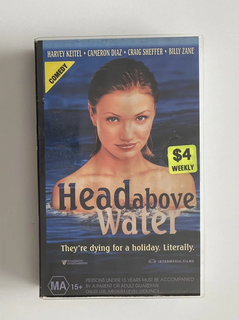 HEAD ABOVE WATER [VHS] Roadshow Video Big Box Ex-Rental Tape 1996 ...