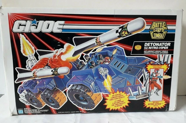 GI JOE - DETONATOR avec NITRO - VIPER - HASBRO 1993 ( avec figurine ...