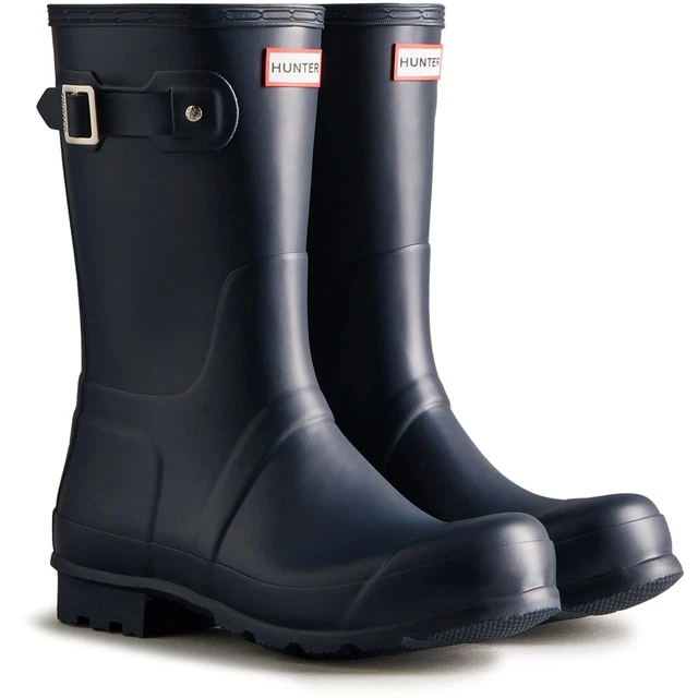 HUNTER MENS ORIGINAL Mid Calf Wellington Boots FS10745 £105.64 ...