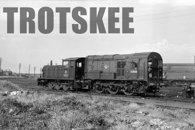 LARGER NEGATIVE BR British Railways Diesel Loco Class 09 D3666 ...