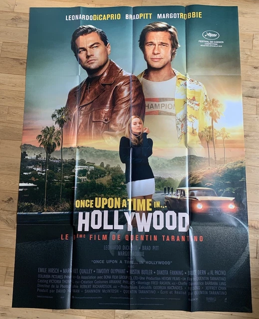 AFFICHE CINÉMA ONCE Upon A Time In Hollywood120x160-Tarantino/ DiCaprio/ Pitt EUR 16,75 ...