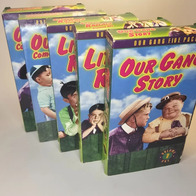 LITTLE RASCALS OUR Gang Comedy Complete "Our Gang 5 Pack" of VHS VCR ...