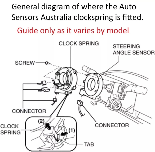 CLOCK SPRING FOR Nissan Navara D40 MNT THAI 2005-2015 25560-JS40A B5567 ...