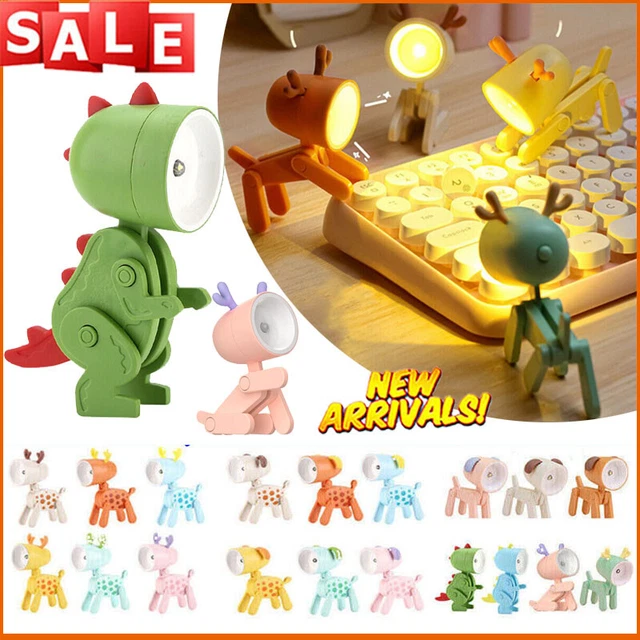 MINI CUTE CARTOON LED Night Light Pet Light Folding Table Lamp Room ...
