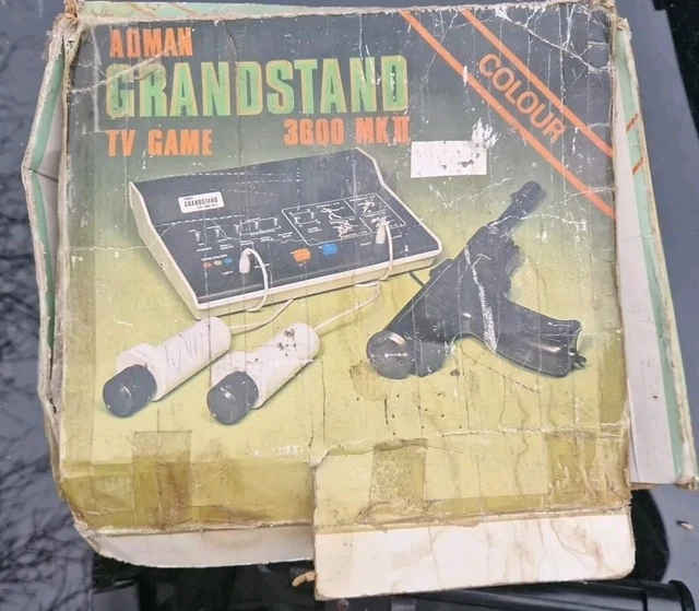 ADMAN GRANDSTAND COLOUR TV Game 3600 Mk III Console. Vintage (1977-1979 ...