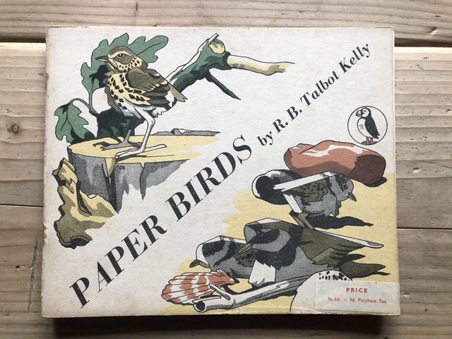 PAPER BIRDS R B Talbot Kelly Puffin Picture Book 52 Cut-Out Book ...