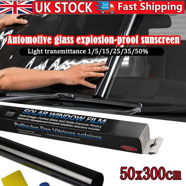 3m Car Window Tint Film Kit Tinting Super Dark Black Limo 5 15 20 25 35