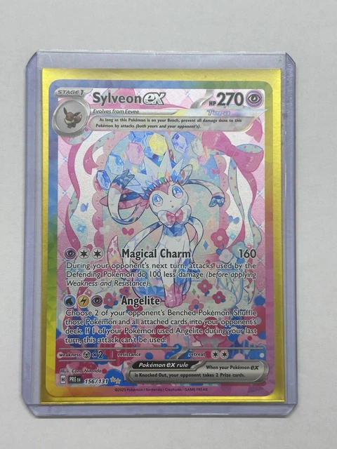 SYLVEON EX 156/131 Special Illustration Rare Prismatic Evolutions ...