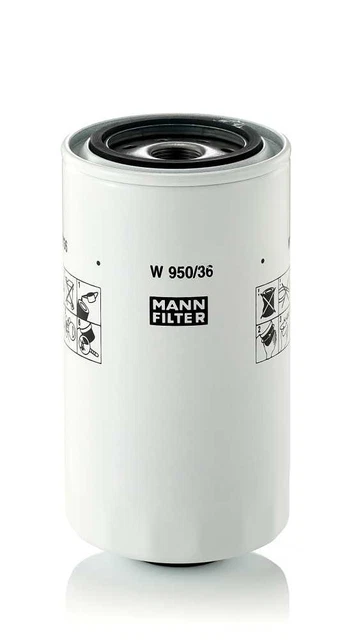 W 950/36 ENGINE Oil Filter Mann-Filter For Iveco Daily Iii 3L 100Kw ...