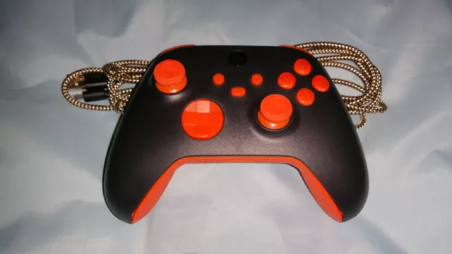 MICROSOFT WIRELESS CUSTOM Controller - Xbox Series X/S/PC - Black Ore ... MICROSOFT WIRELESS CUSTOM Controller - Xbox Series X/S/PC - Black Ore ...