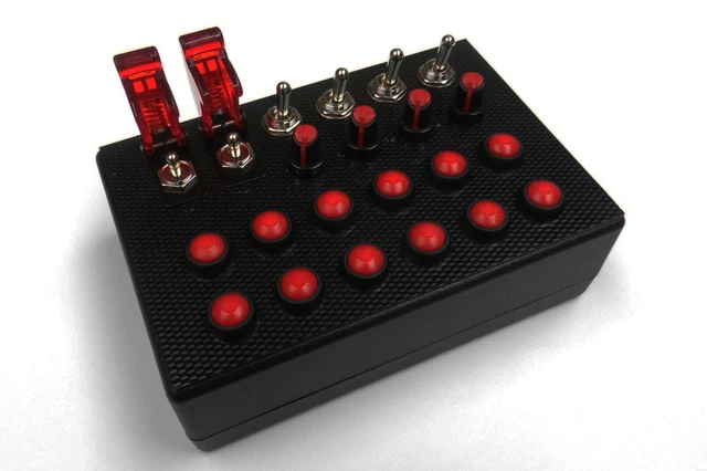 BBJ SIM RACING PC USB 30 Function Pro Series Button Box Red/Carbon £98. ...