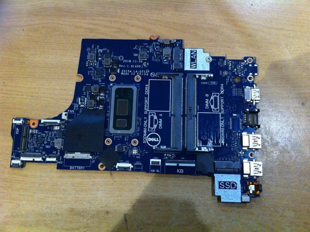 DELL INSPIRON 17 3000 P35E Motherboard EDI54 LA-G712P Intel i5 8th Gen £11.95 - PicClick UK