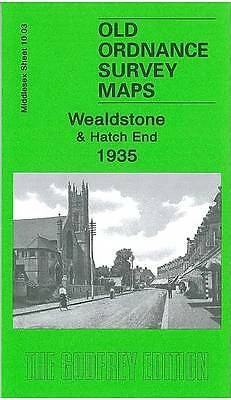 MAP OF WEALDSTONE and Hatch End 1935: Middlesex Sheet 10.03 by Pamela ...