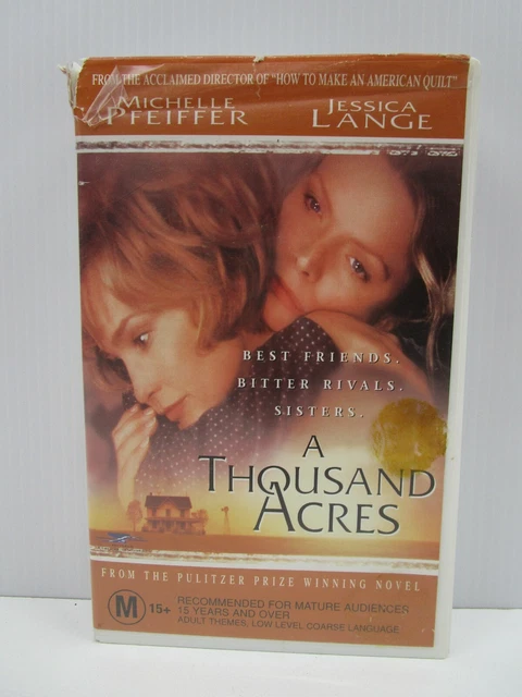 A THOUSAND ACRES, Michelle Pfeiffer, VHS PAL, Tape, Vintage Video ...