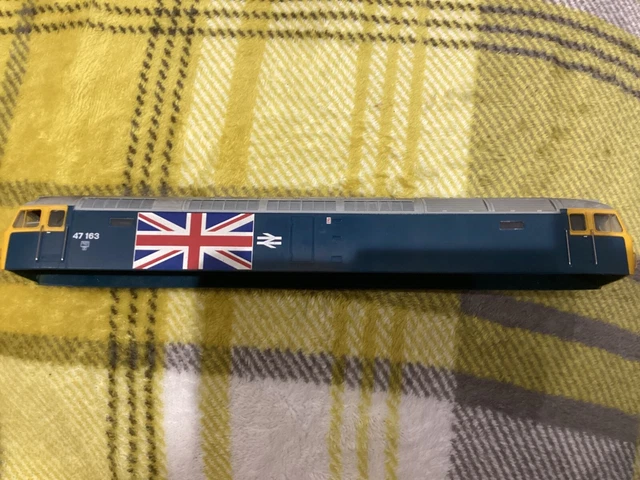 BACHMANN CLASS 47163 blue with union jack livery body only £35.00 ...