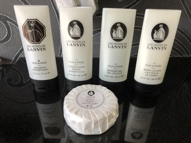 28 LES NOTES DE LANVIN Oud Rose Shower Gel,Shampoo,Conditioner,Body ...